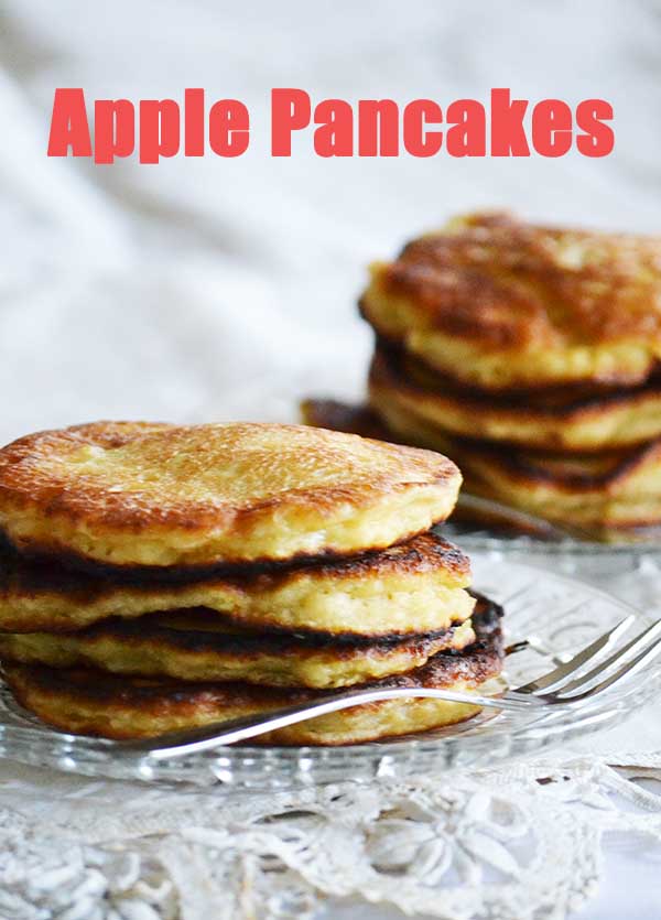 Apple Pancakes (Quick & Easy) | MYREILLE RECIPES
