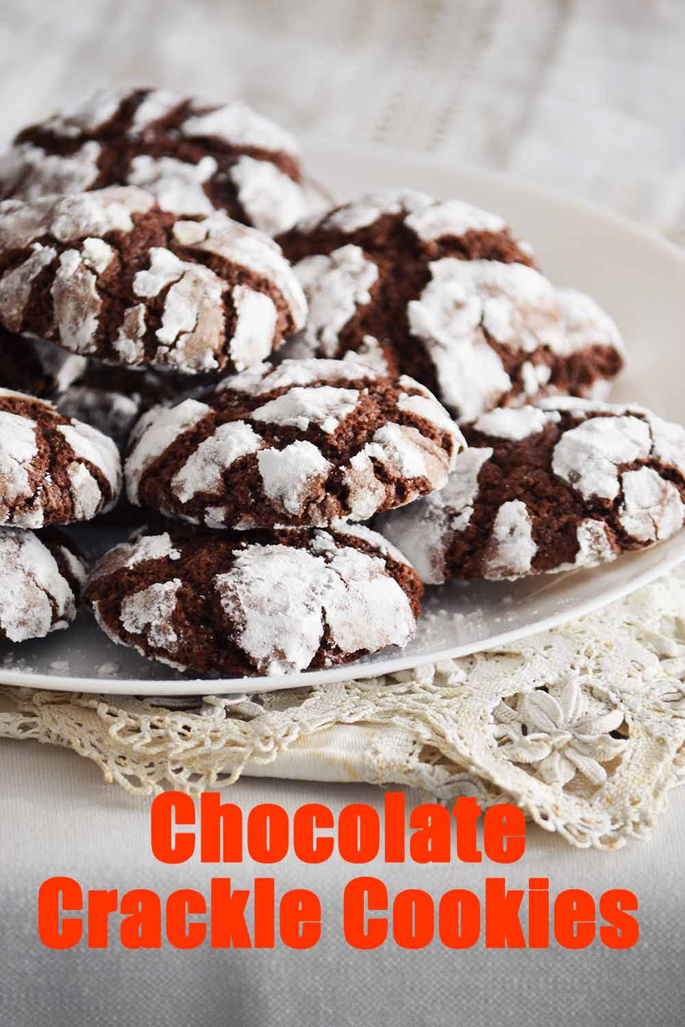 Chocolate Crackle Cookies | MYREILLE RECIPES