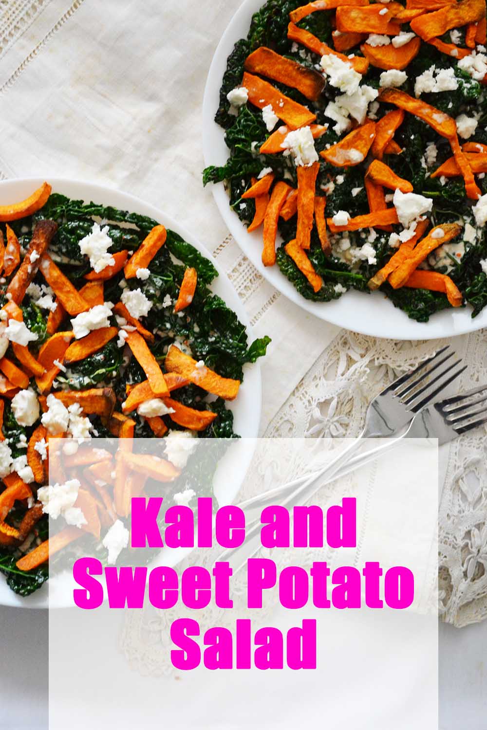 Kale and Sweet Potato Salad | MYREILLE RECIPES