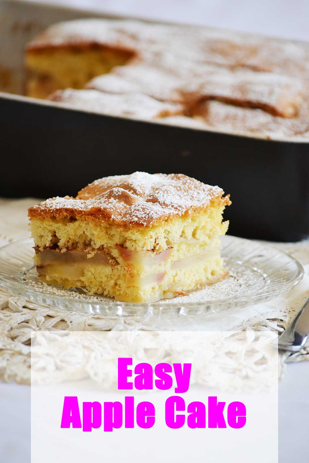 Easy Apple Cake | MYREILLE RECIPES